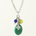 World Traveler - Emerald Green Jade Chartreuse Stone Royal Blue Cobalt ...