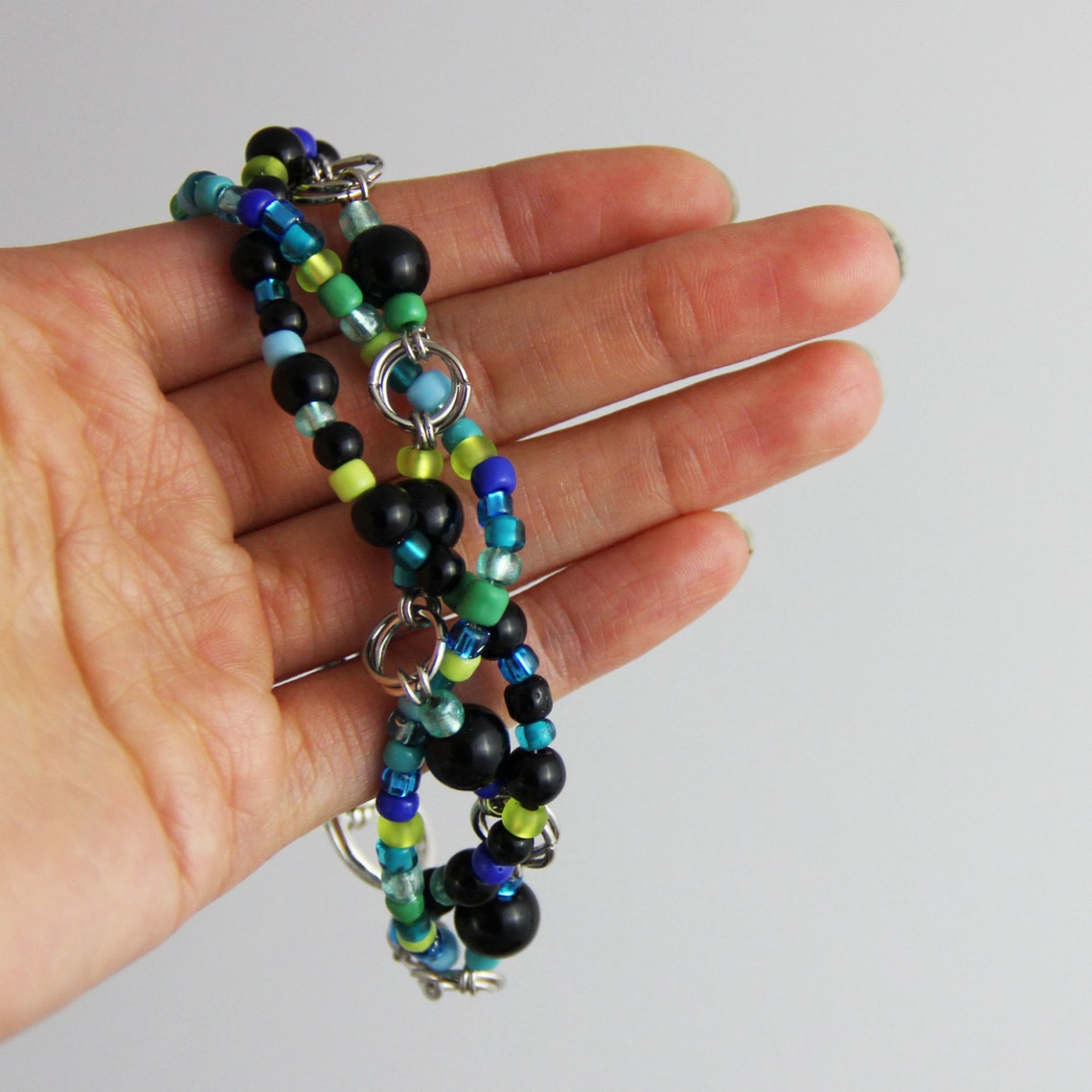 Blue Green Jive Colorful Royal Blue Turquoise Teal Kelly | Etsy