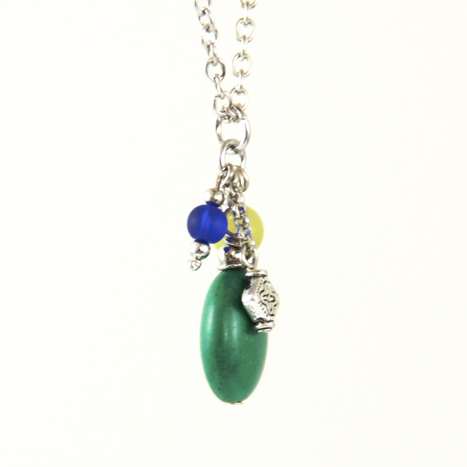 World Traveler - Emerald Green Jade Chartreuse Stone Royal Blue Cobalt ...