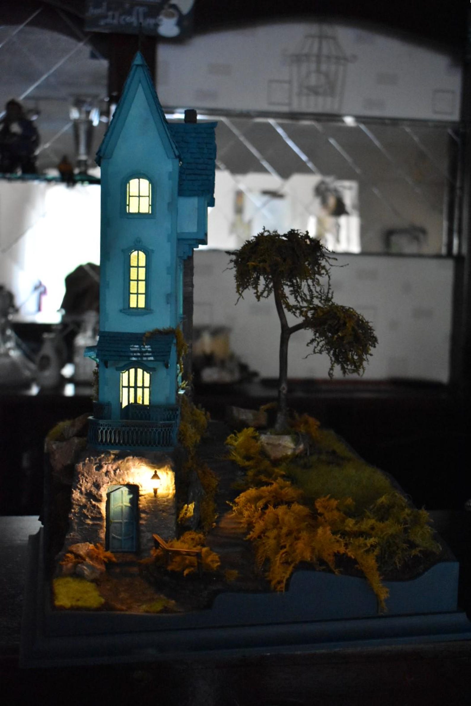 Fantasy Diorama Victorian House & Nature | Miniature Art Object ...