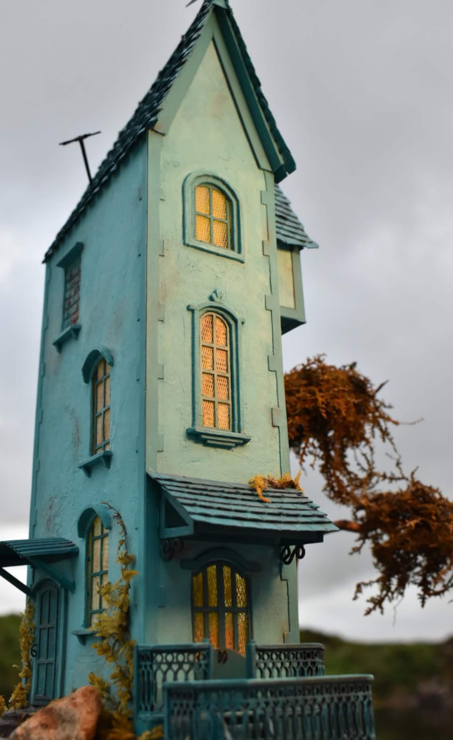 Fantasy Diorama Victorian House & Nature | Miniature Art Object ...