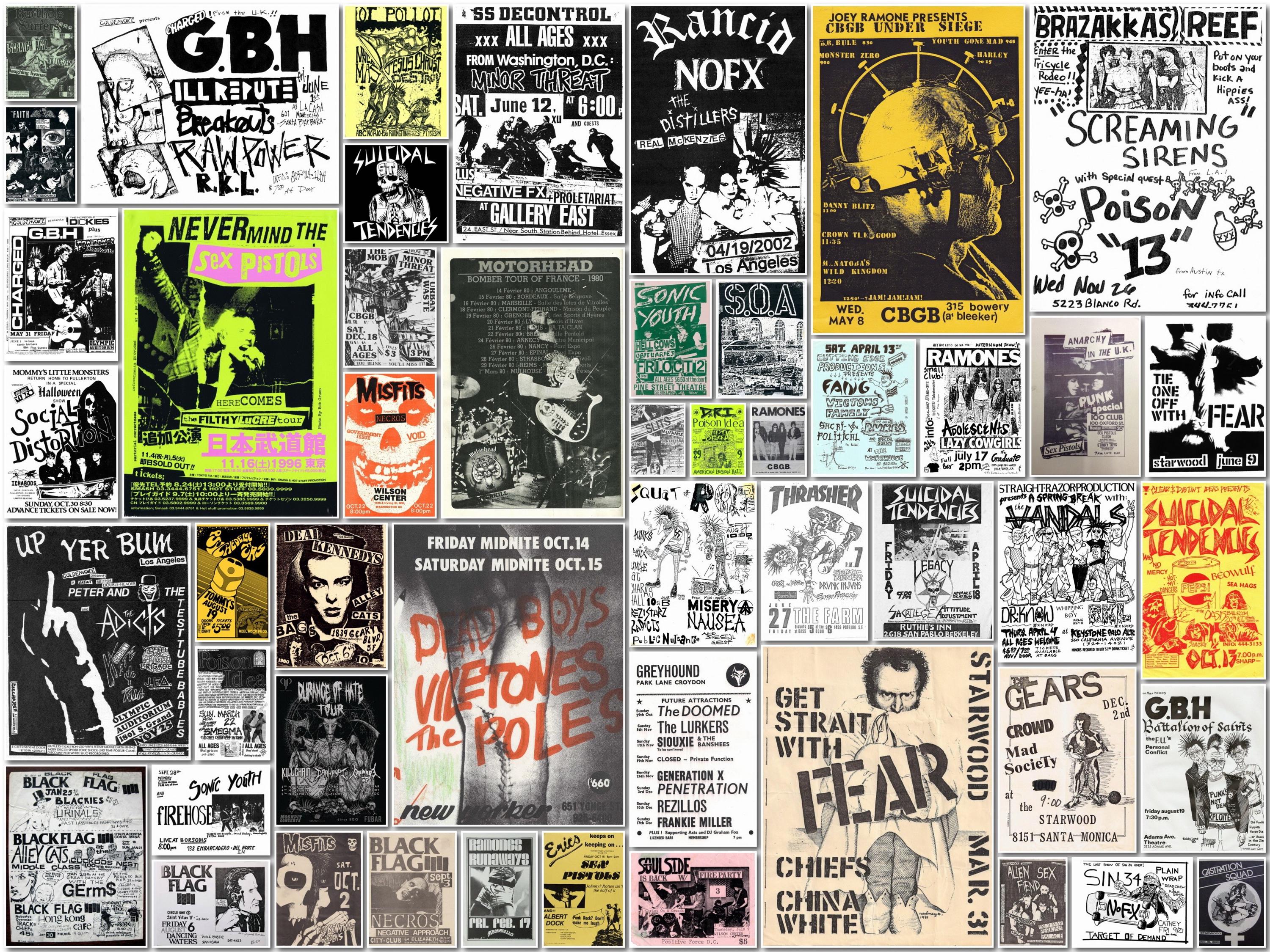Punk Posters, Punk Flyers, Punk Wall Art, Hardcore Punk, Punk Poster ...
