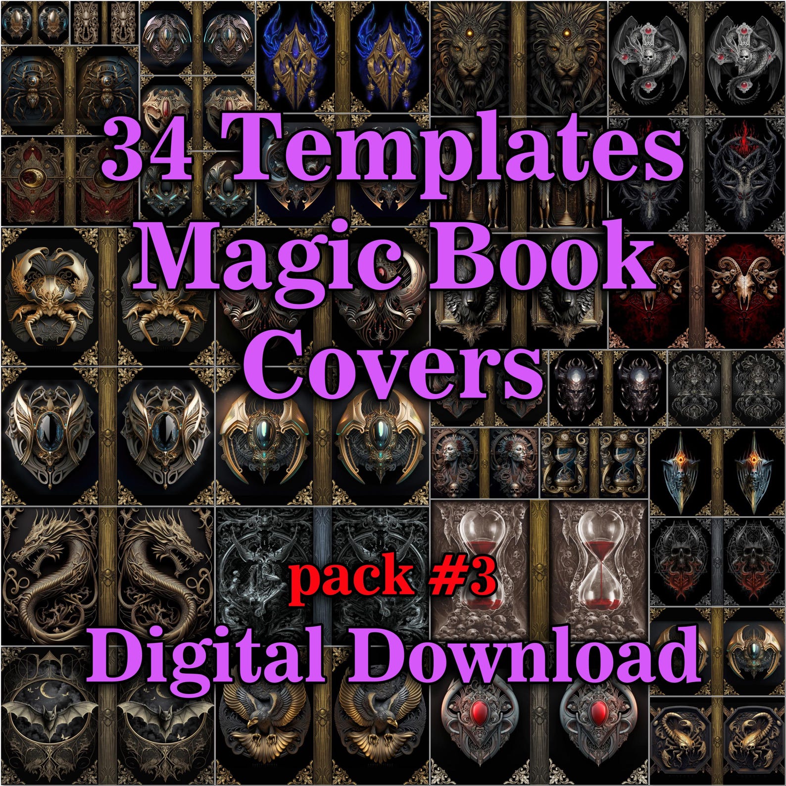 Occult Book, Practical Magic, Spell Book Cover, Wicca Spell Book, Folk ...