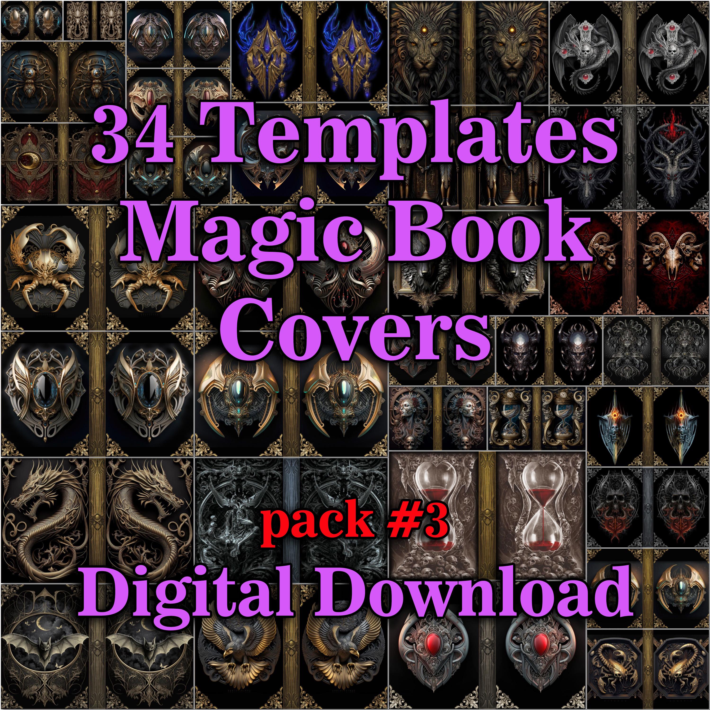 Occult Book, Practical Magic, Spell Book Cover, Wicca Spell Book, Folk ...