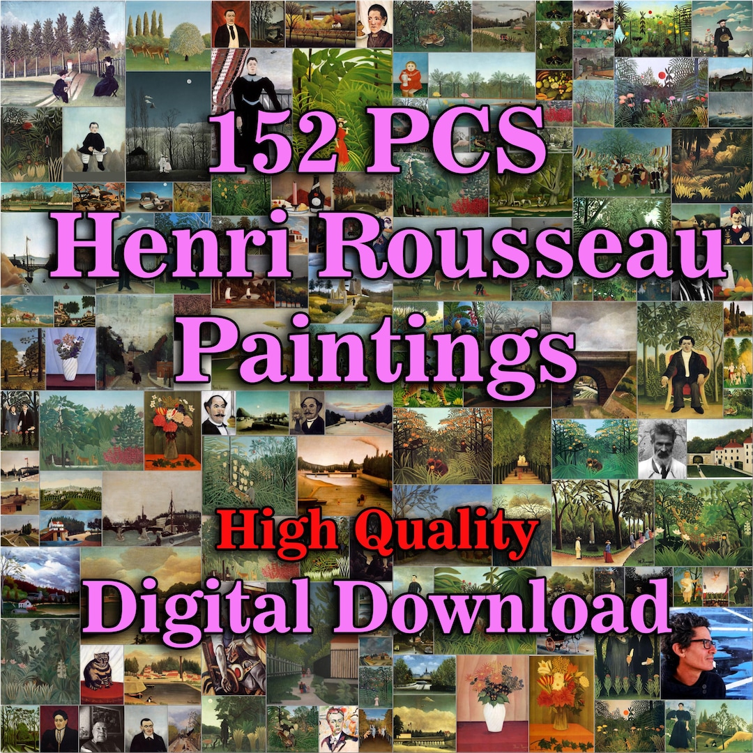 Rousseau, Rousseau Print, Henri Rousseau Jungle Print, Henri Rousseau ...