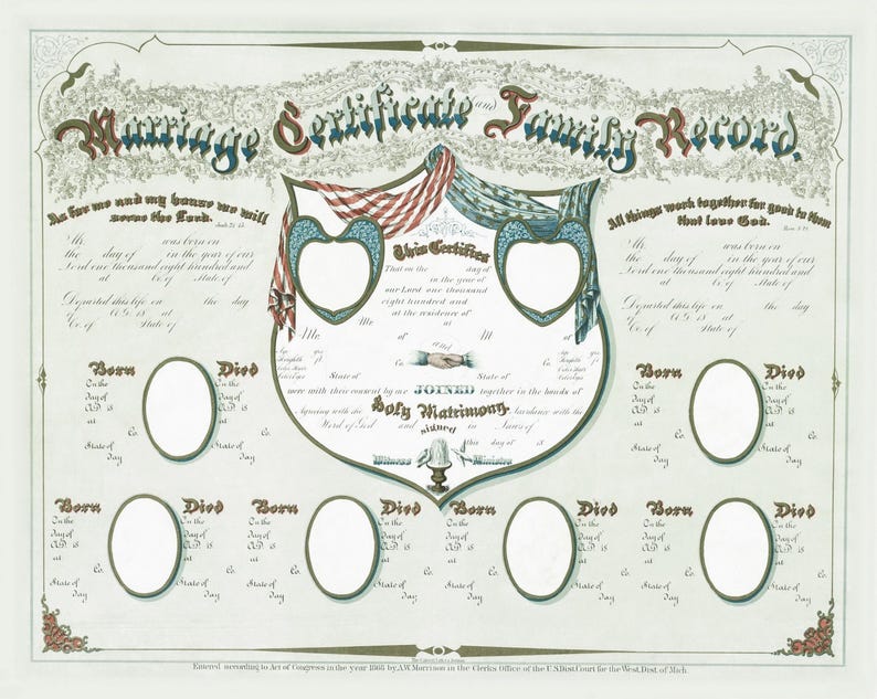 Vintage Family Tree, Family Tree Ephemera, Ancient Family Tree, Old ...