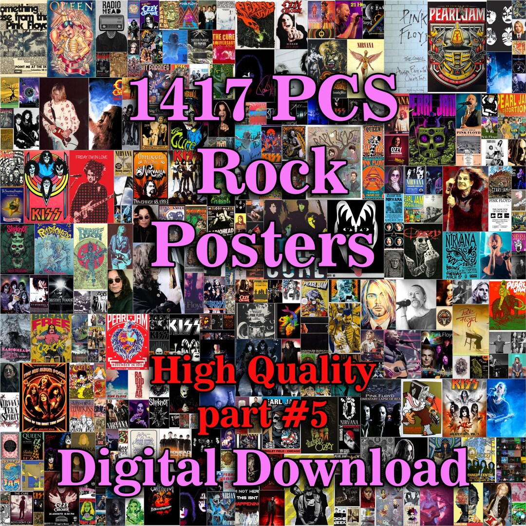 90s Rock Poster, Progressive Rock, 30 Rock Poster, Punk Rock Poster ...