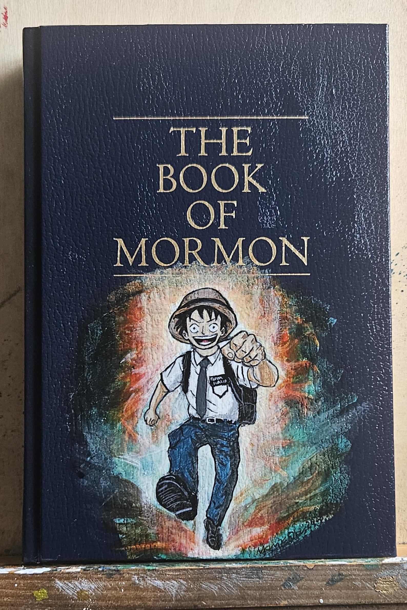 Personalized Acrylic Book of Mormon Cover Painting - Etsy