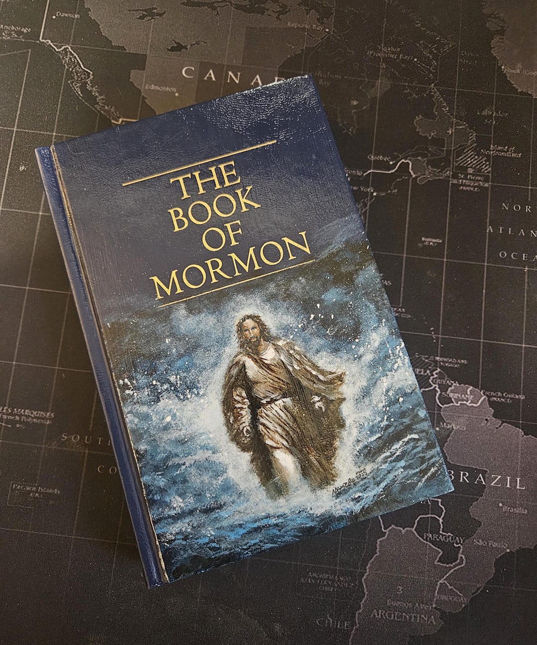 Personalized Acrylic Book of Mormon Cover Painting - Etsy