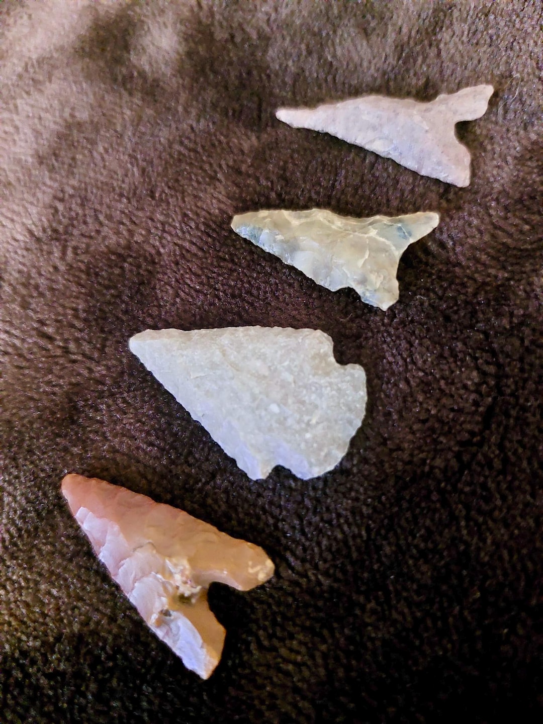 4 Native American Arrowheads - Premium Lot – 1000 BC to 1400 AD - USA ...