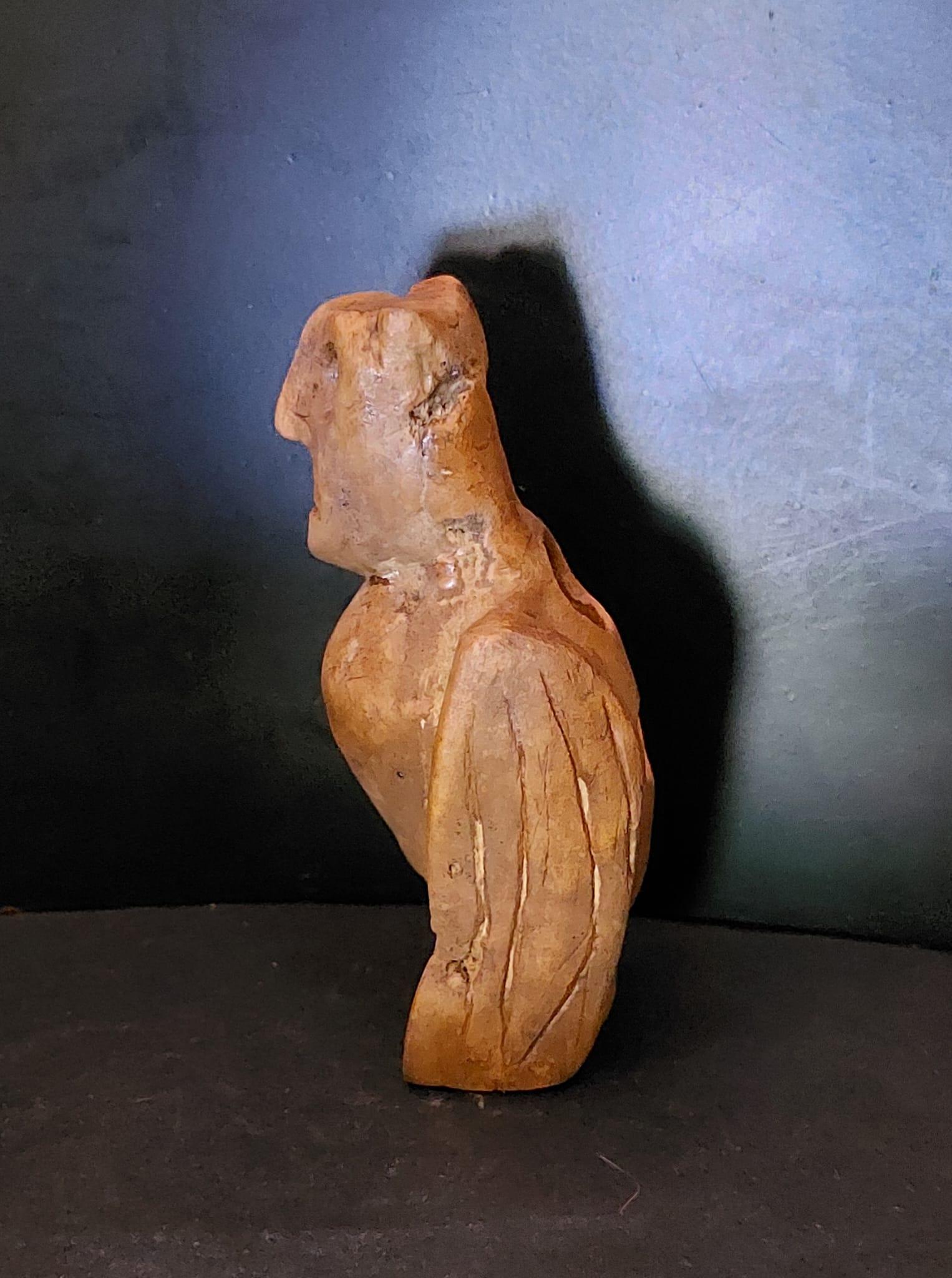 Native American Effigy Pipe – Human-bird Hybrid – Ritual Stone ...