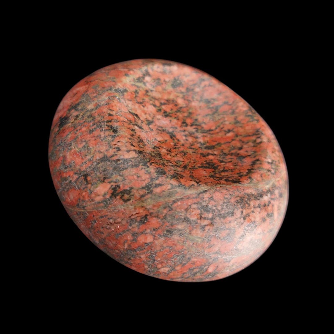 Native American Red Granite Discoidal – Mississippian Culture, Illinois ...