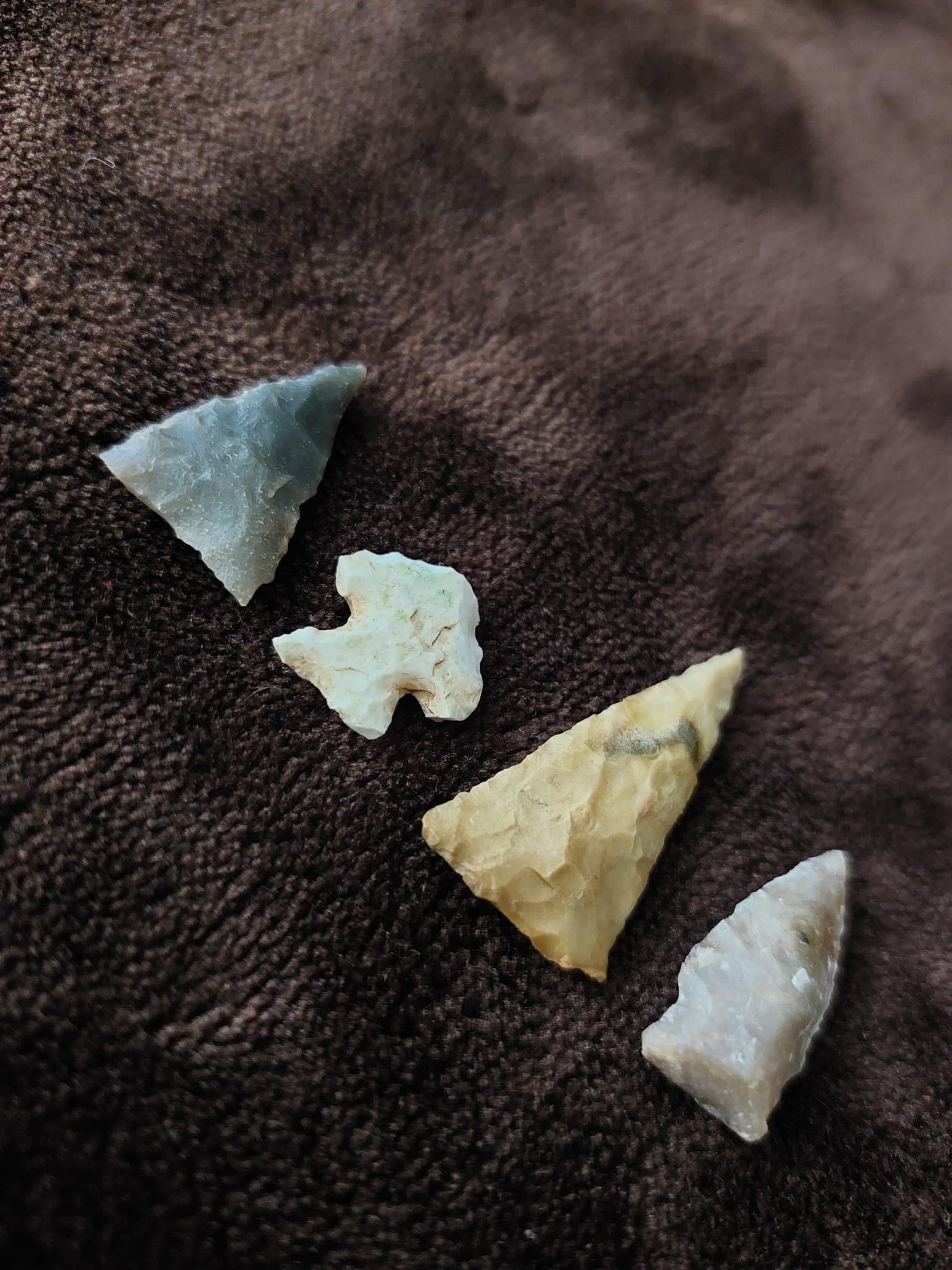 Native American Arrowheads – Lot of 4 – Ca. 1000 BC–1400 AD – USA ...