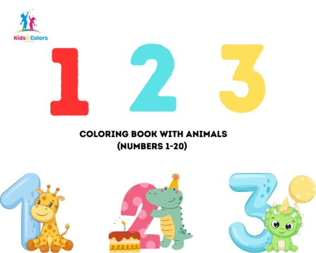 20 Printable Numbers Coloring Pages, Numbers for Kids, Preschool ...