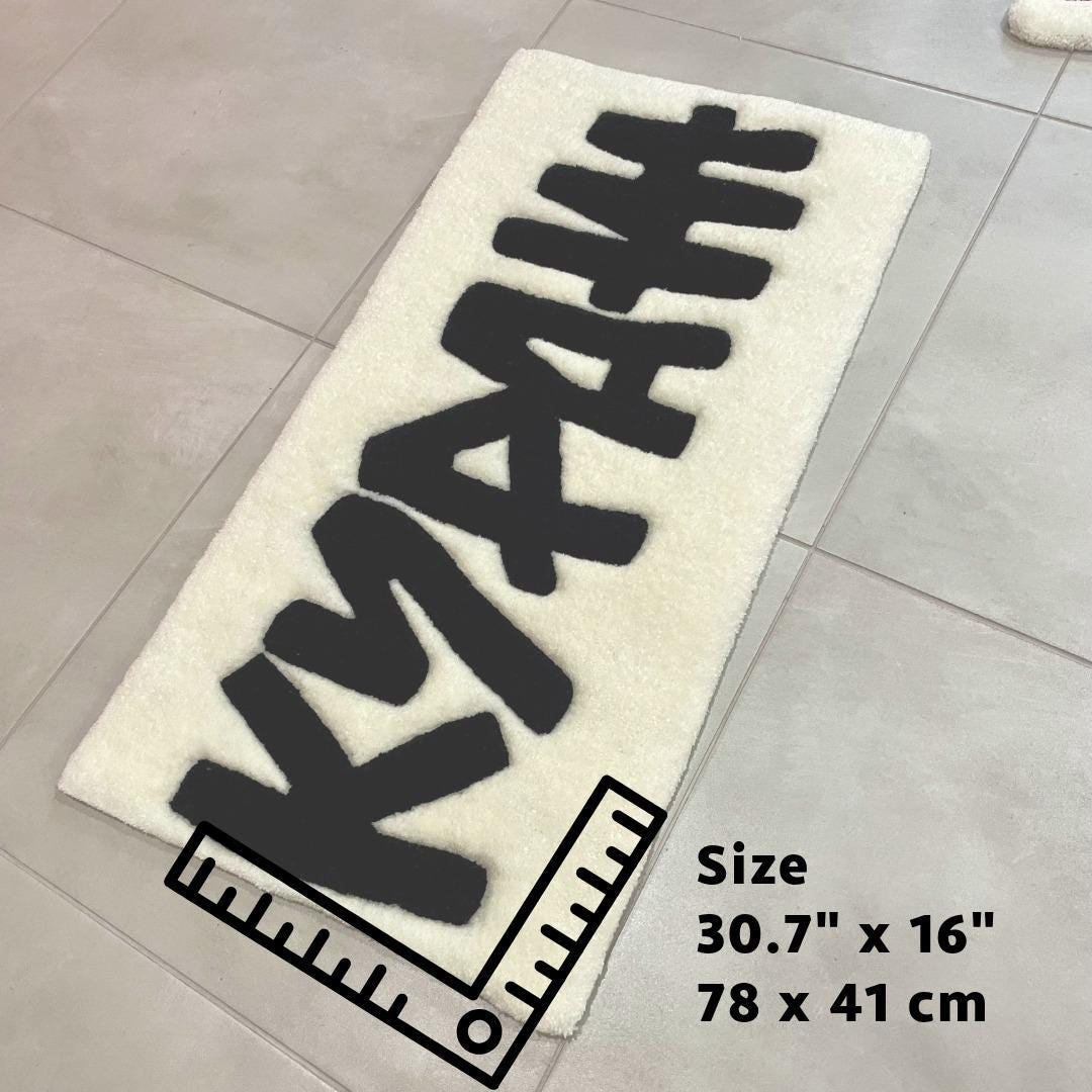 Custom Tufted Logo Rug • Personalized Business Merch • Handmade Wall ...