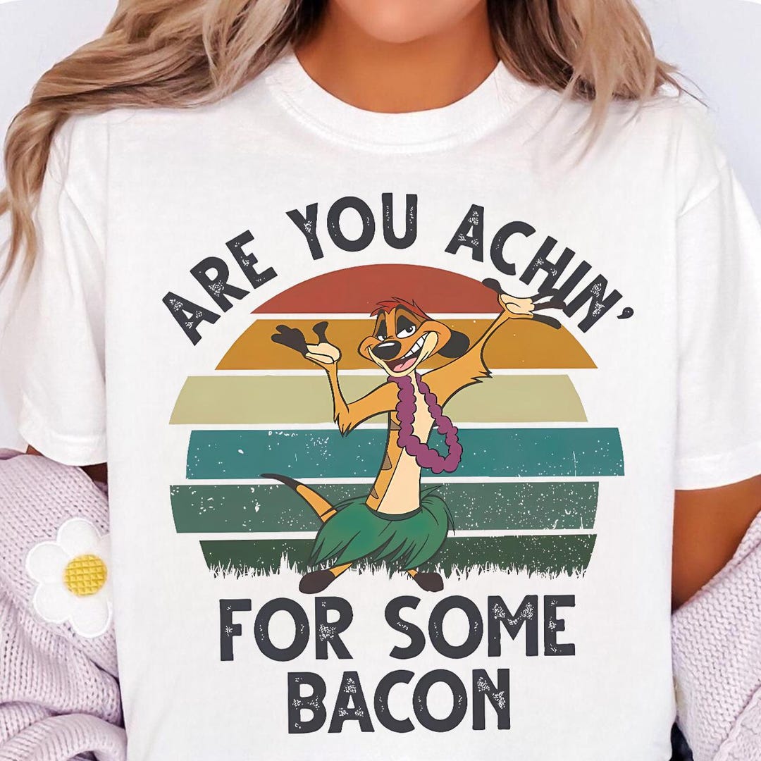 Dney the Lion King Png, Retro Timon Achin_ for Some Bacon Png, Pumbaa ...