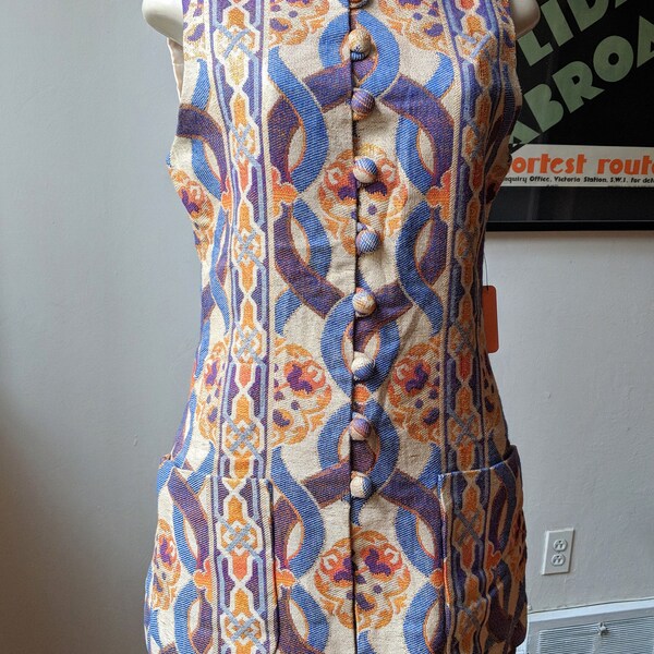 Blue Brocade Jacket - Etsy