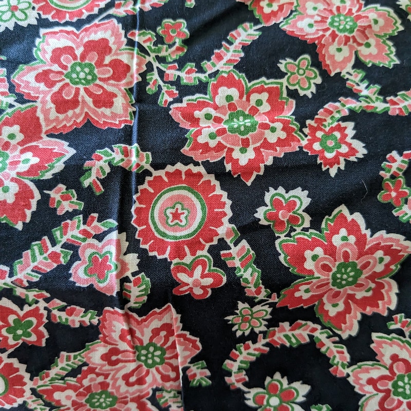 1940s Print Fabric - Etsy