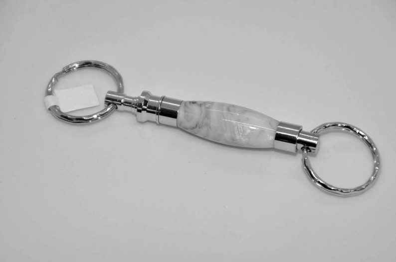 Handmade Detachable Two Piece Valet Key Chain PICK YOUR WOOD Color! - E ...