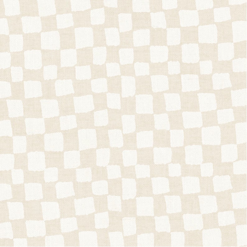 Checker Bedding Tan Cream Grey Farmhouse Crib Gingham Fitted - Etsy