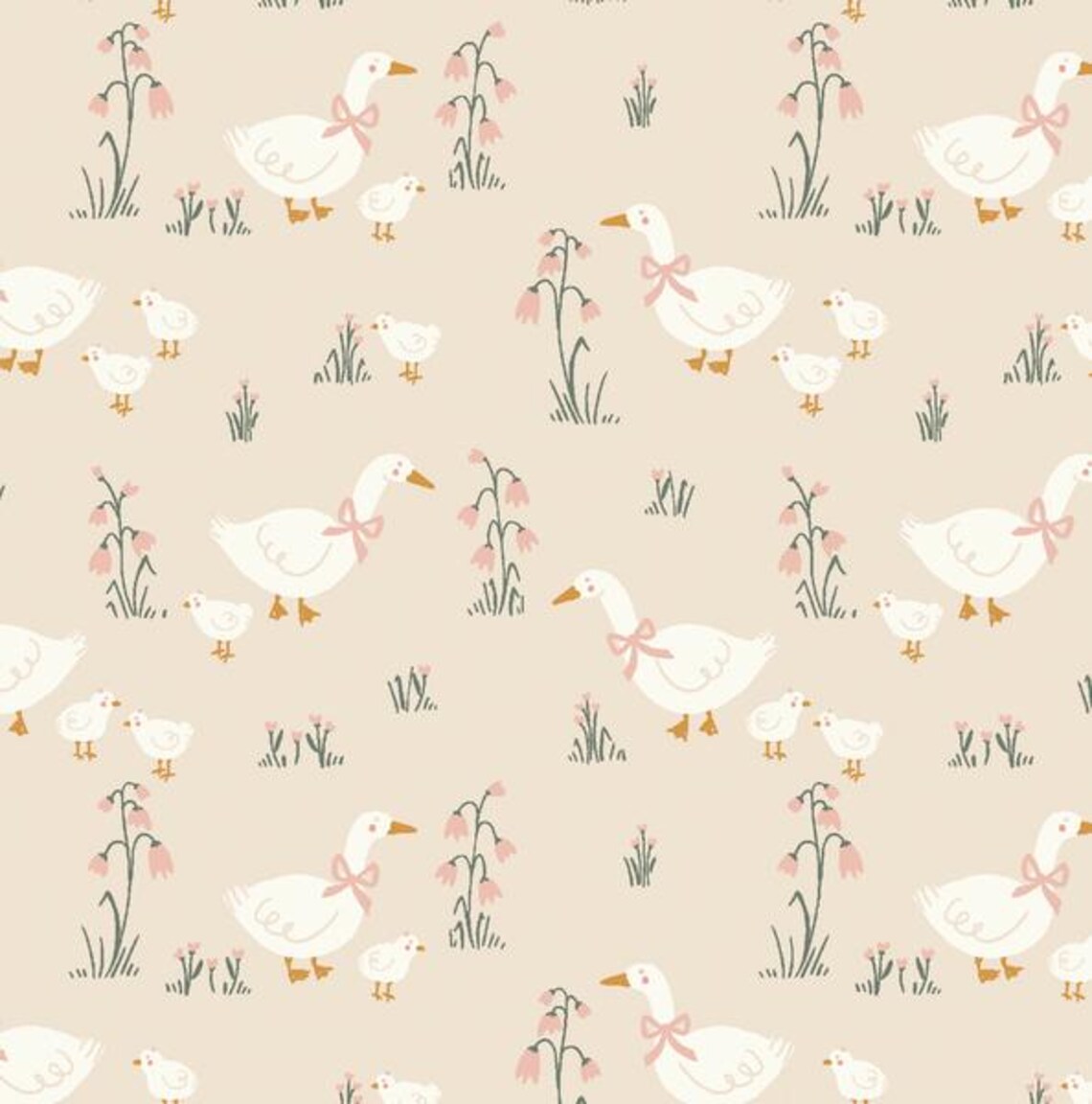 Cottage Duck Crib Sheet, Farm Animal Floral Fitted Sheet - Etsy