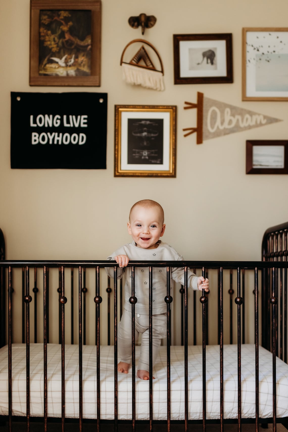 LINEN Baby Bedding Tan Neutral Bedding /beige Crib Sheets /linen READY ...