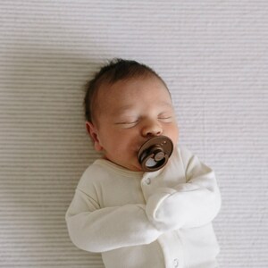 Linen MINI Baby Bedding Beige Stripe -neutral Fitted Crib Sheets Linen ...