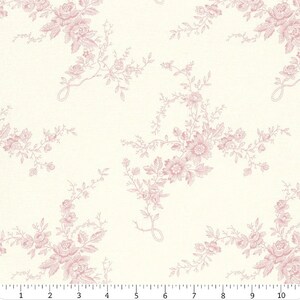 Pink Toile Baby Bedding GIRLS Fitted Crib Sheets Cream Ivory Changing ...