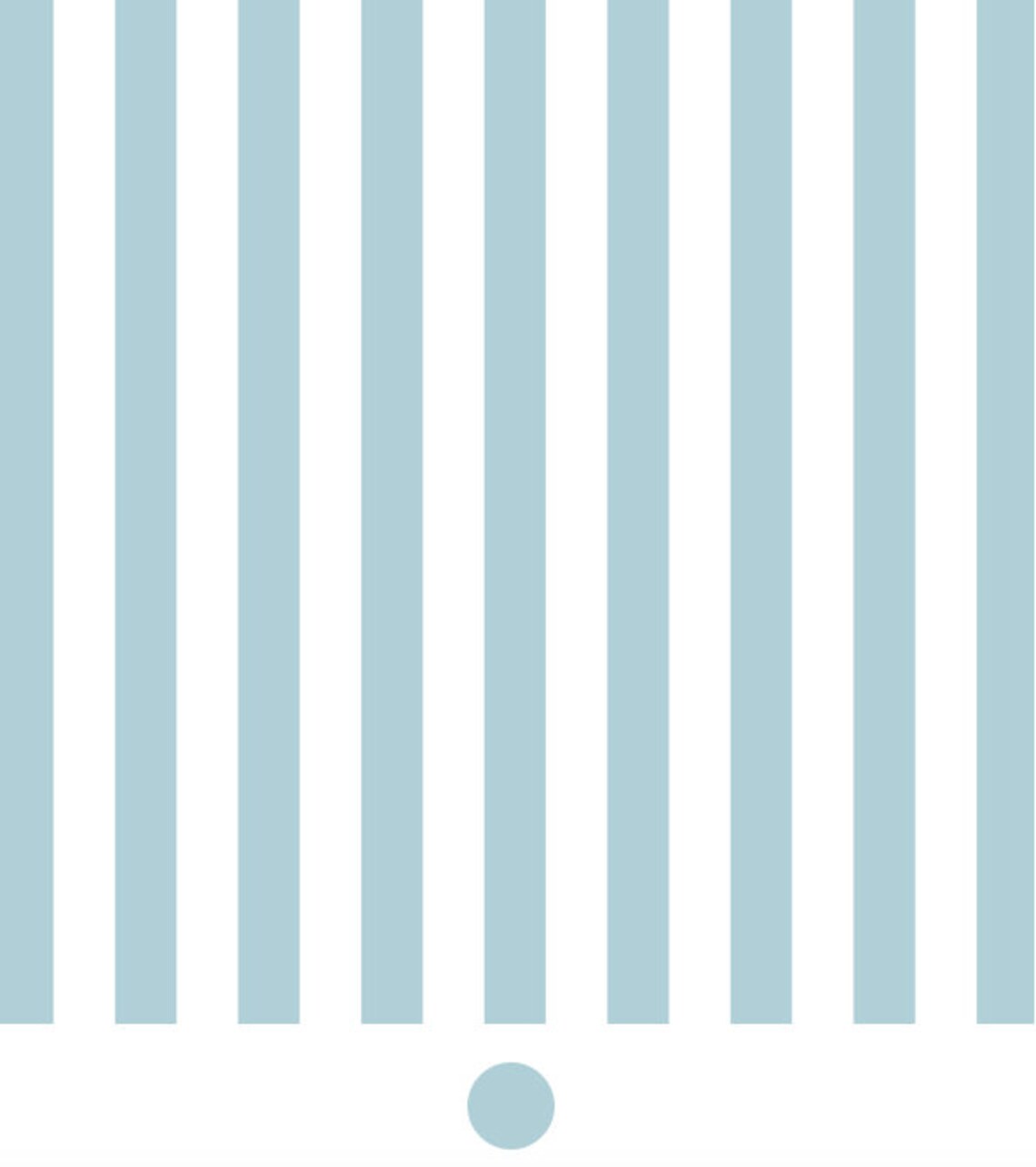 Powder Blue Stripe Baby Bedding Baby Blue French Stripe Custom - Etsy