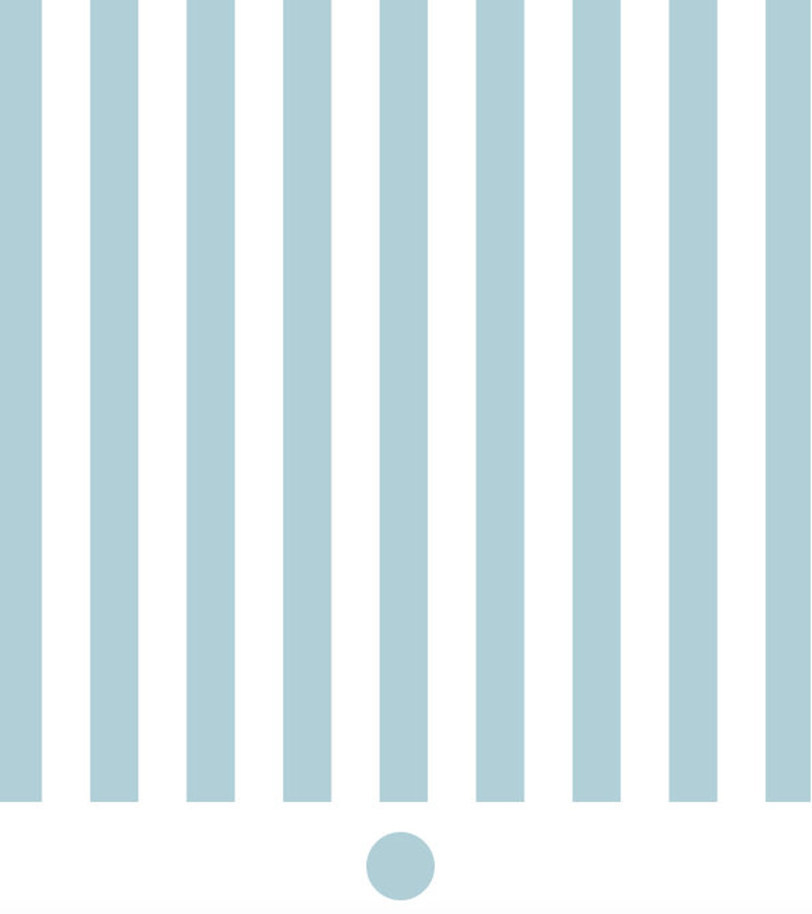 Powder Blue Stripe Baby Bedding Baby Blue French Stripe Custom Mini ...