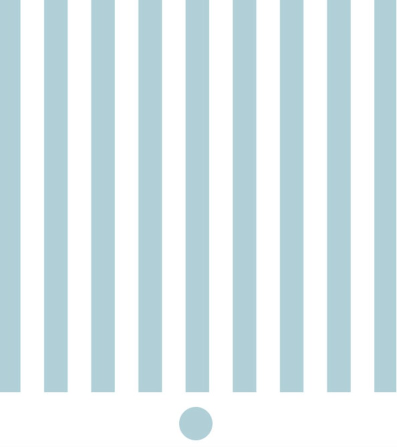 Powder Blue Stripe Baby Bedding Baby Blue French Stripe Custom - Etsy