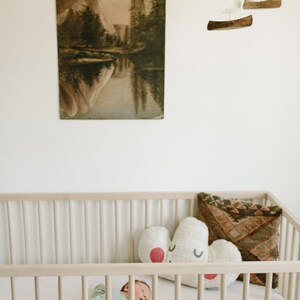 Linen MINI Baby Bedding Beige Stripe -neutral Fitted Crib Sheets Linen ...