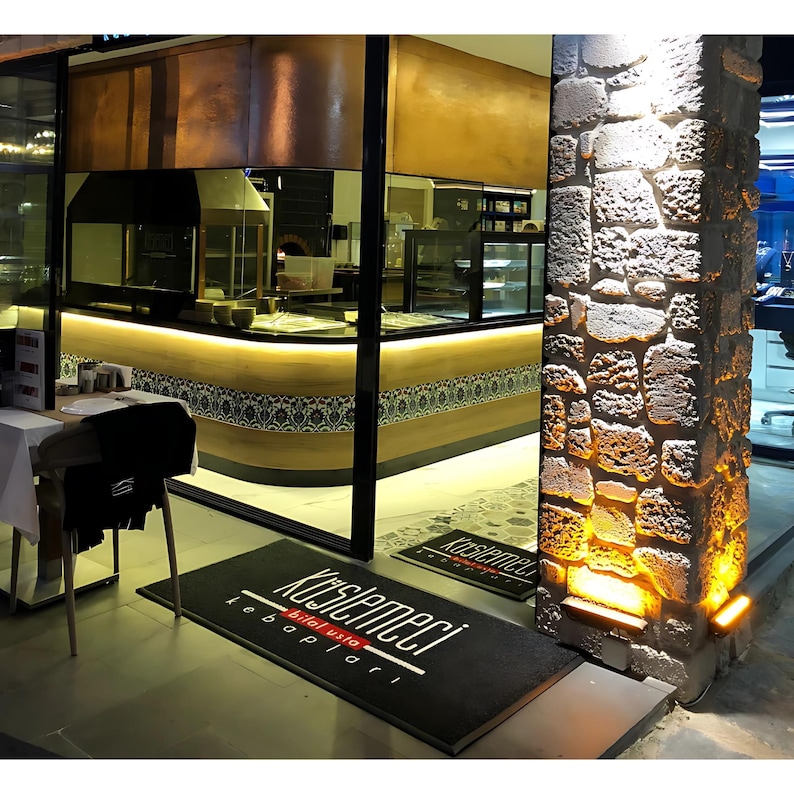 Custom Business Logo Door Mat – Heavy Duty Indoor Outdoor Floor Rug for ...