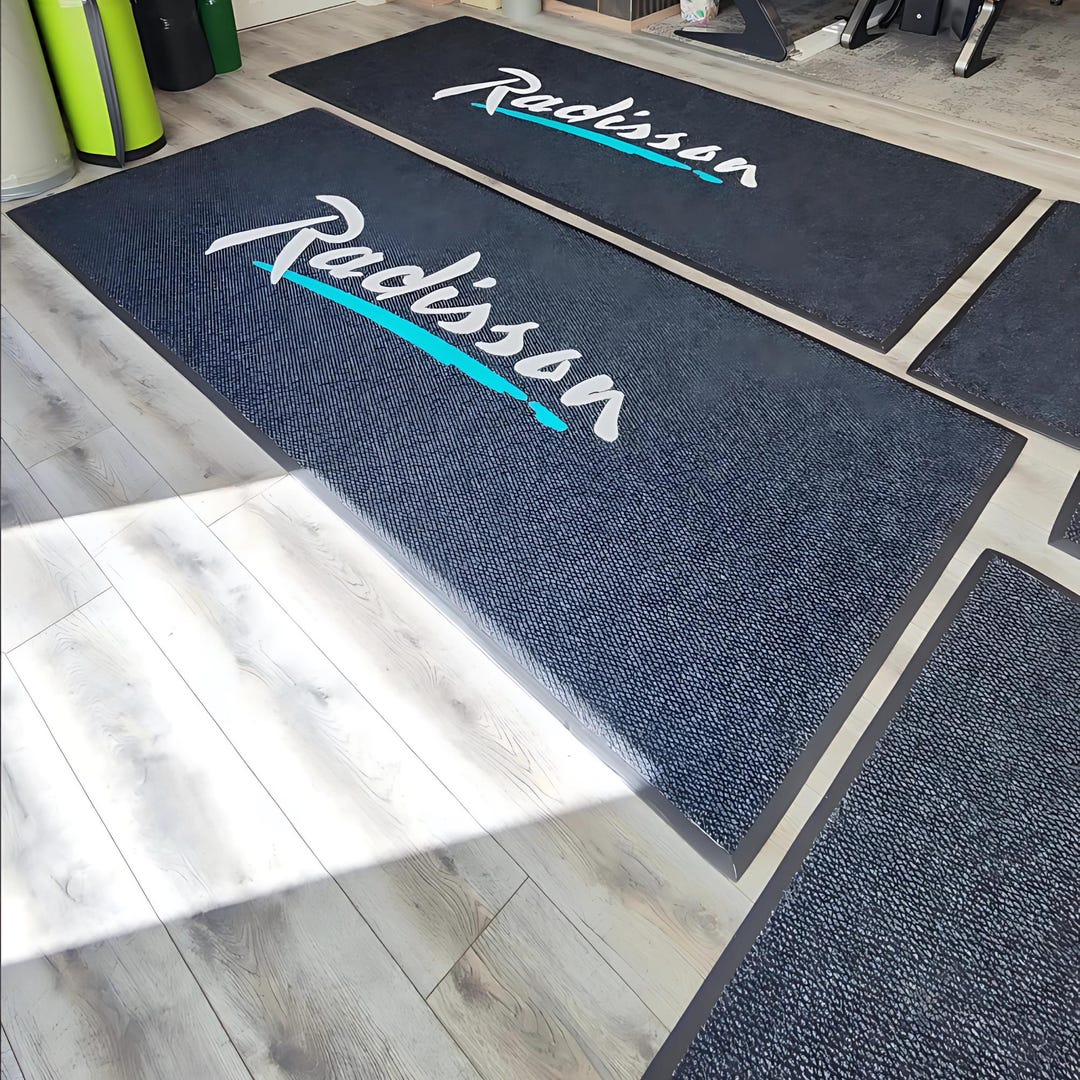 Personalized Custom Logo Mat – Durable, Non-slip Entryway Rug for ...