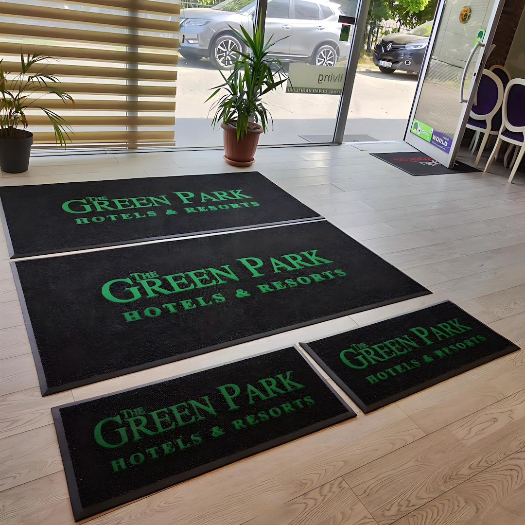 Custom Logo Carpet Mats – Personalized Business Entrance Rugs for Store ...