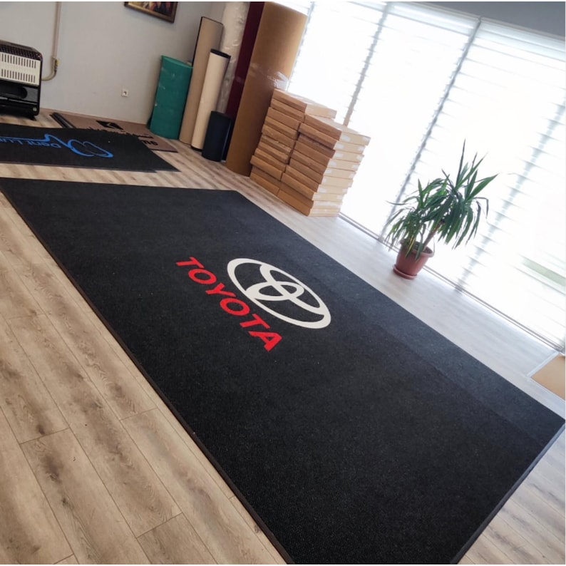Custom Business Logo Floor Mat: Personalized Entrance Rug - Etsy