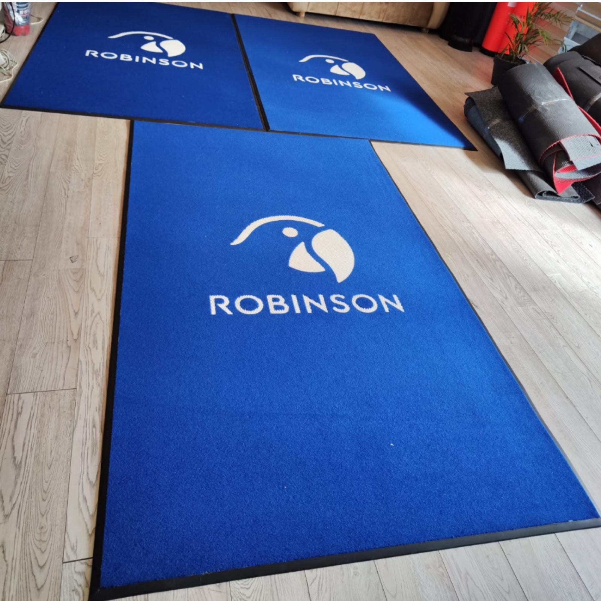 Personalized Logo Business Mat: Stain-resistant Corporate Entrance Mat ...