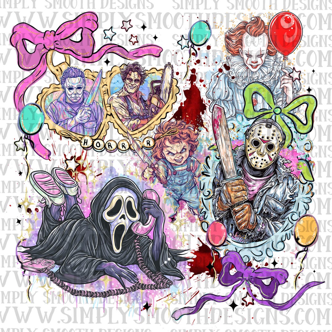 Horror Locket, Friends, Png Download ORIGINAL DESIGNER - Etsy