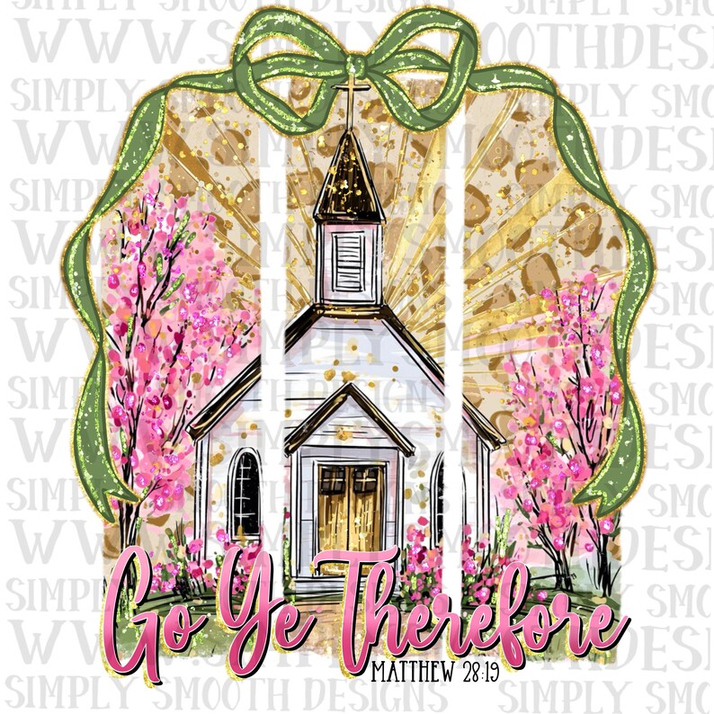 Go Ye Therefore, Bible, Png Download ORIGINAL DESIGNER - Etsy