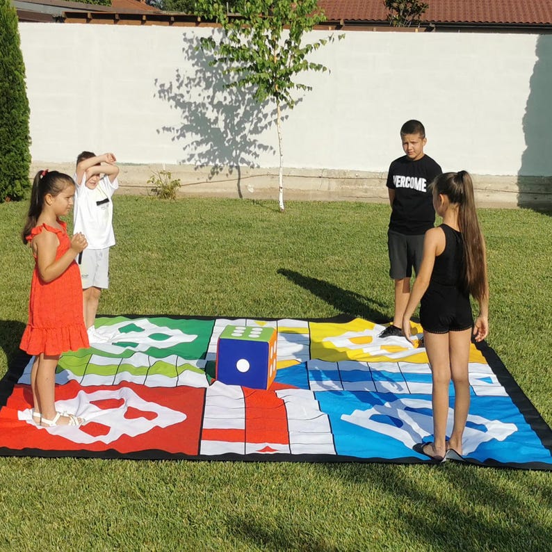 Giant Ludo Board Game: XXL Outdoor Party Game (3x3 M) - Etsy