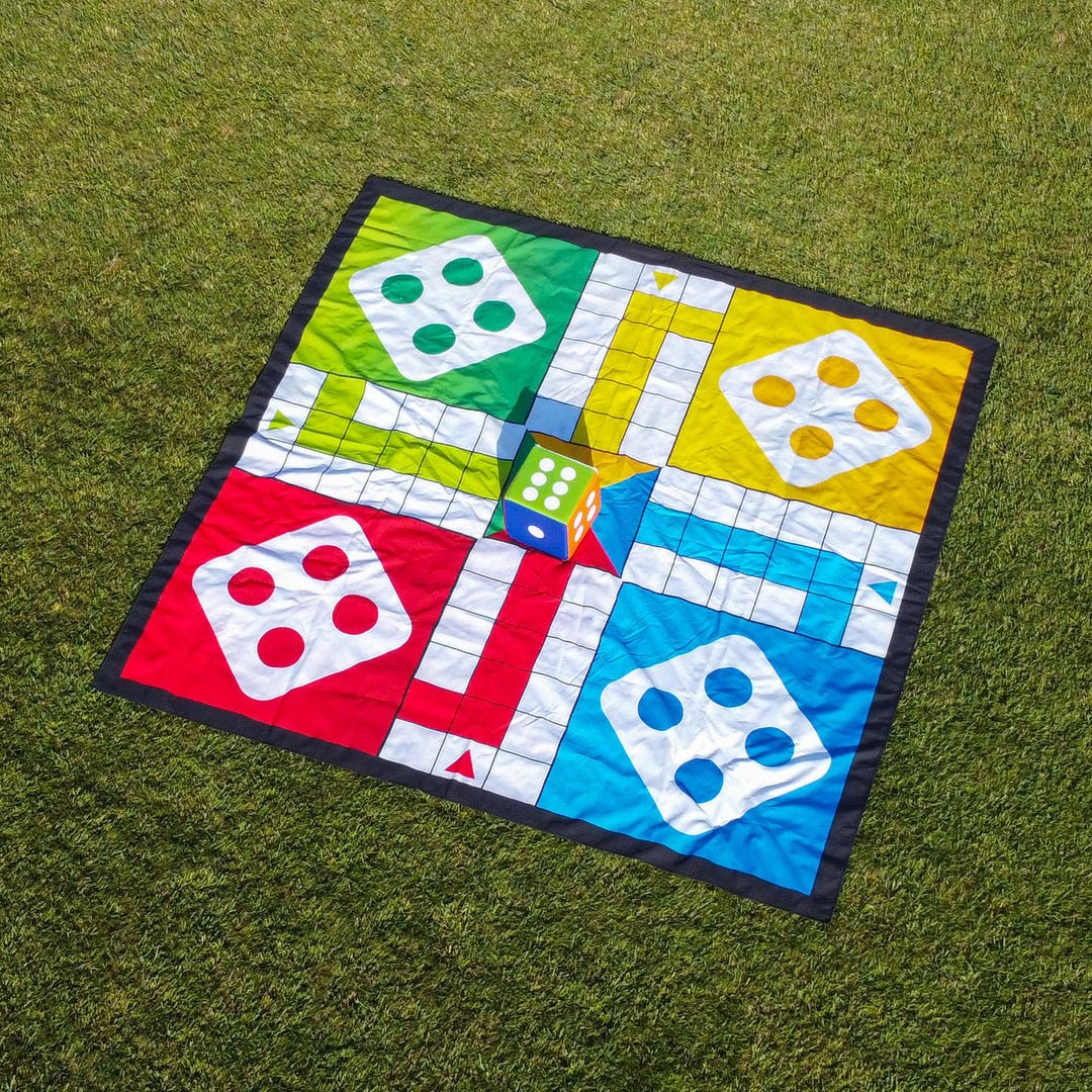 Giant Ludo Board Game: XXL Outdoor Party Game (3x3 M) - Etsy