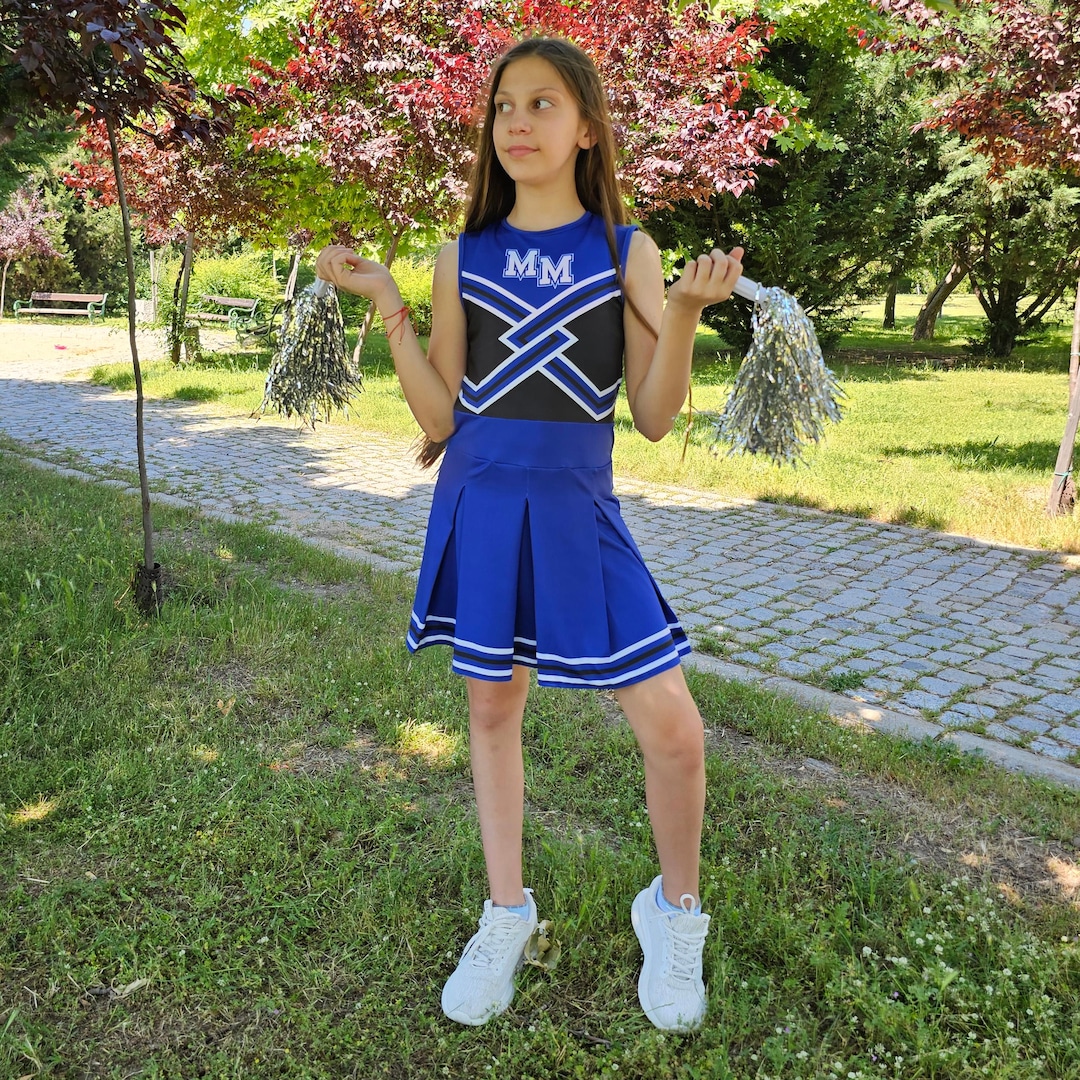Cheerleader Kostüm für Kinder: Schulkleid - Etsy.de