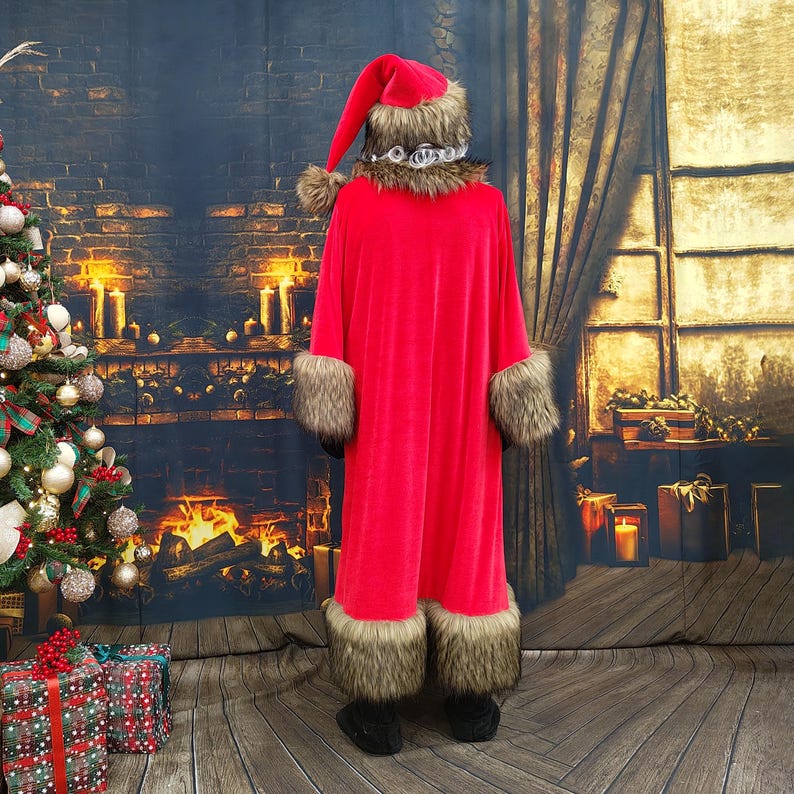 Deluxe Handmade Santa & Mrs. Claus Velvet Costume Set - Etsy