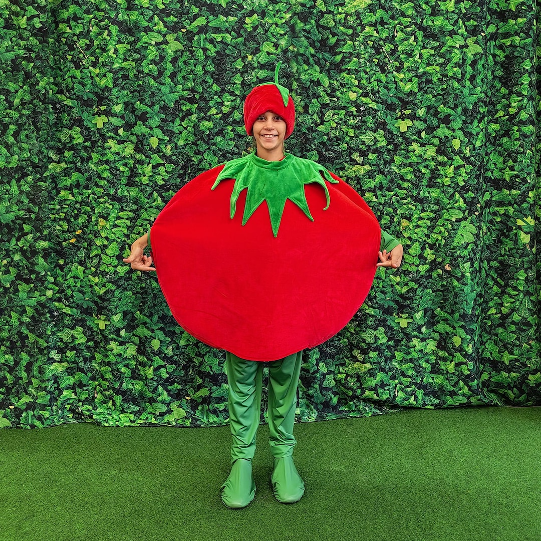 Handmade Tomato Costume: Kids Halloween Party Outfit - Etsy