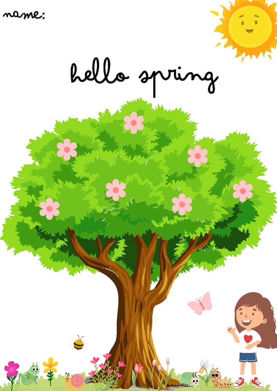 Spring Activity Workbook | Printable Worksheets for Kids | Educational ...