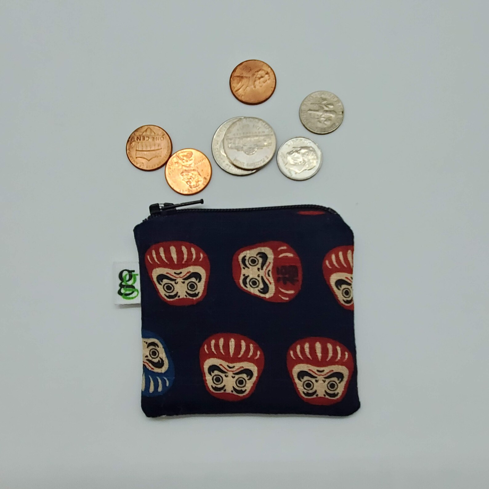 Small Zippered Coin Purse Pouch Air Pod Holder Mini Eco Friendly Padded ...