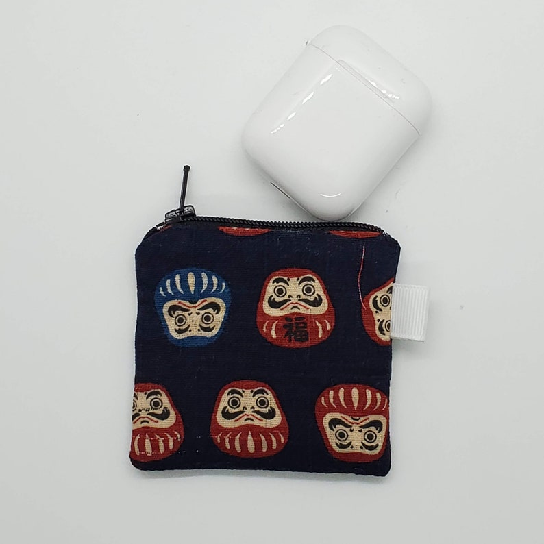 Small Zippered Coin Purse Pouch Air Pod Holder Mini Eco Friendly Padded ...