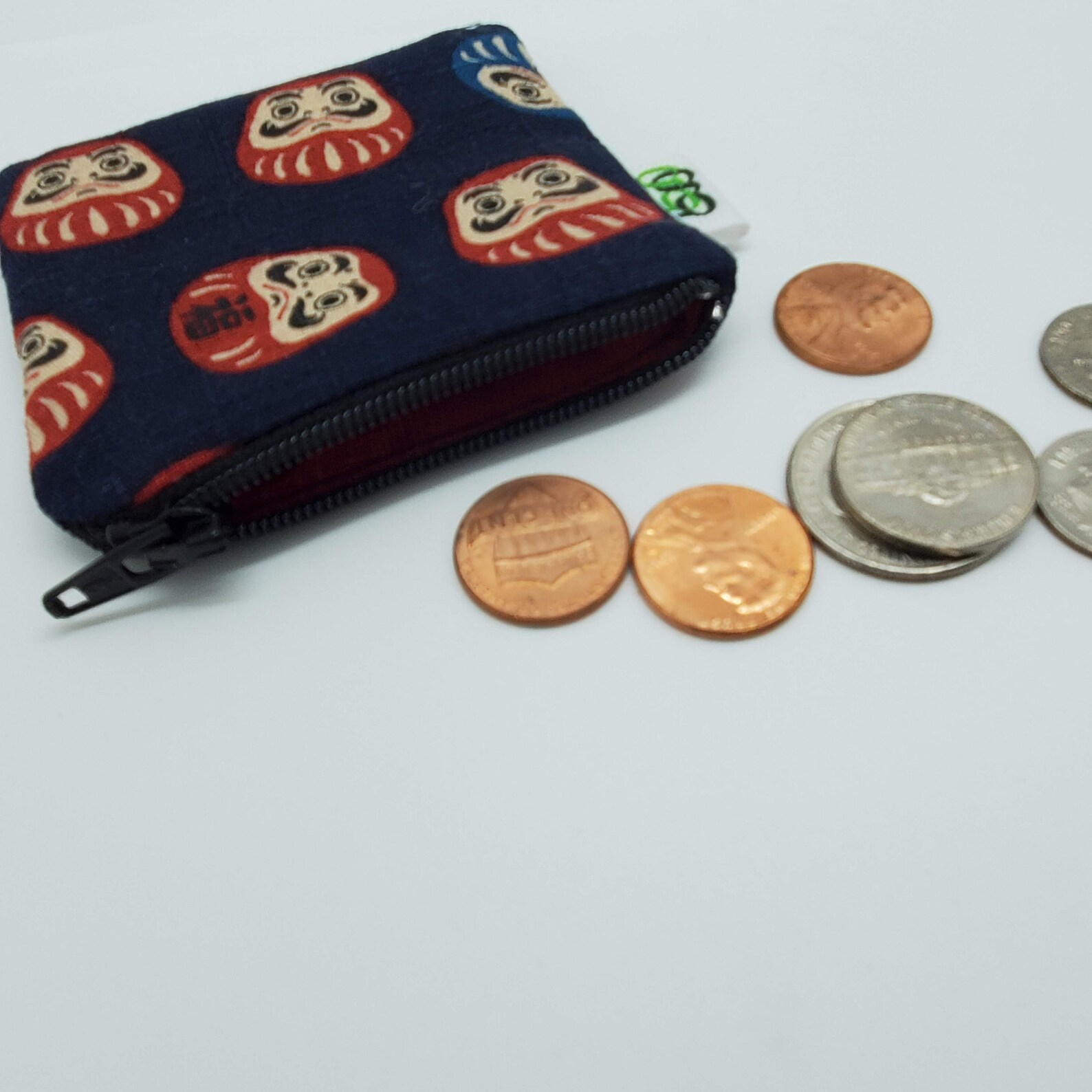 Small Zippered Coin Purse Pouch Air Pod Holder Mini Eco Friendly Padded ...