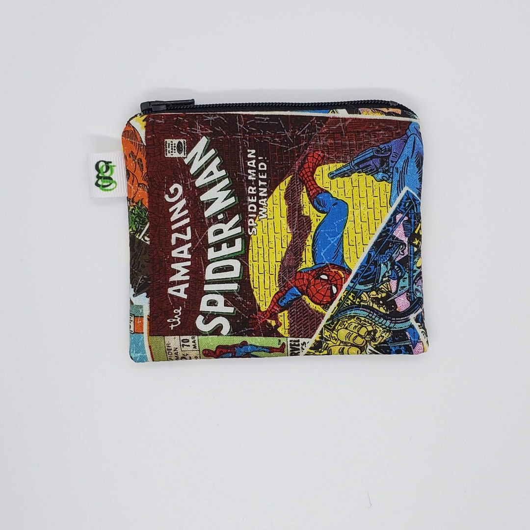 Padded Zip Pouch Purse Gadget Coin Case Amazing Spider Man Spiderman ...