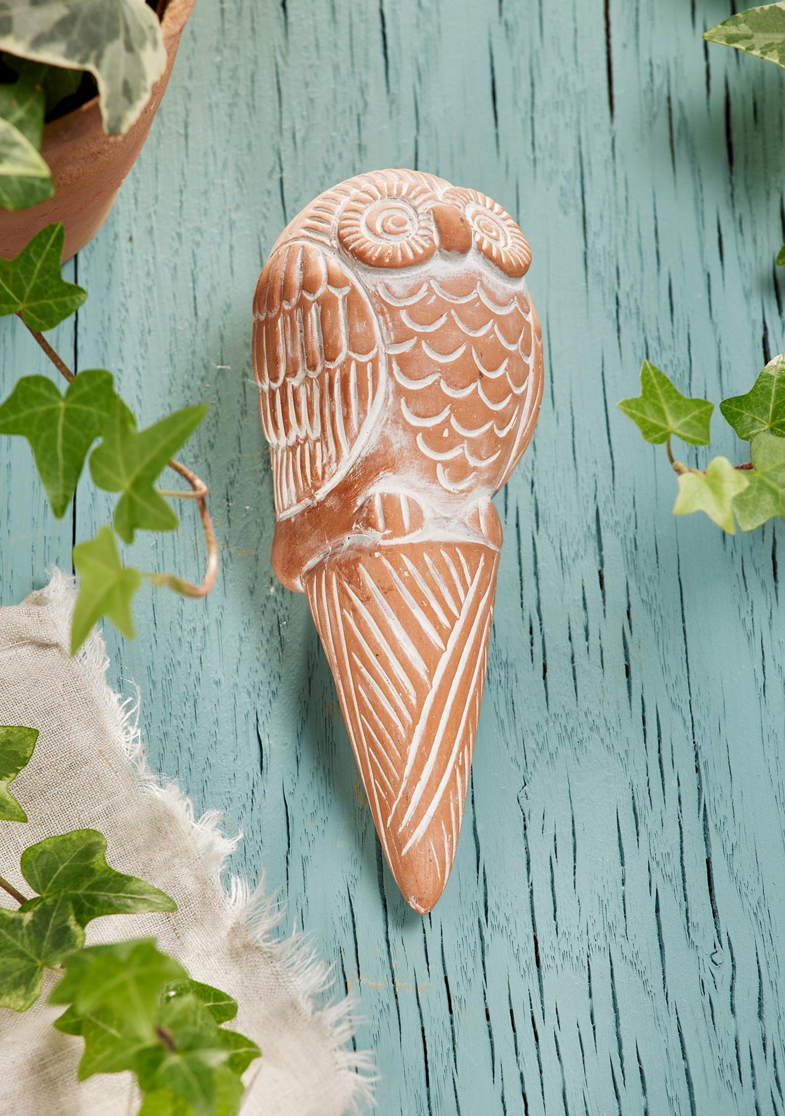 Owl Water Spike, Terracotta Plant Water Spikes, Automatic Watering ...